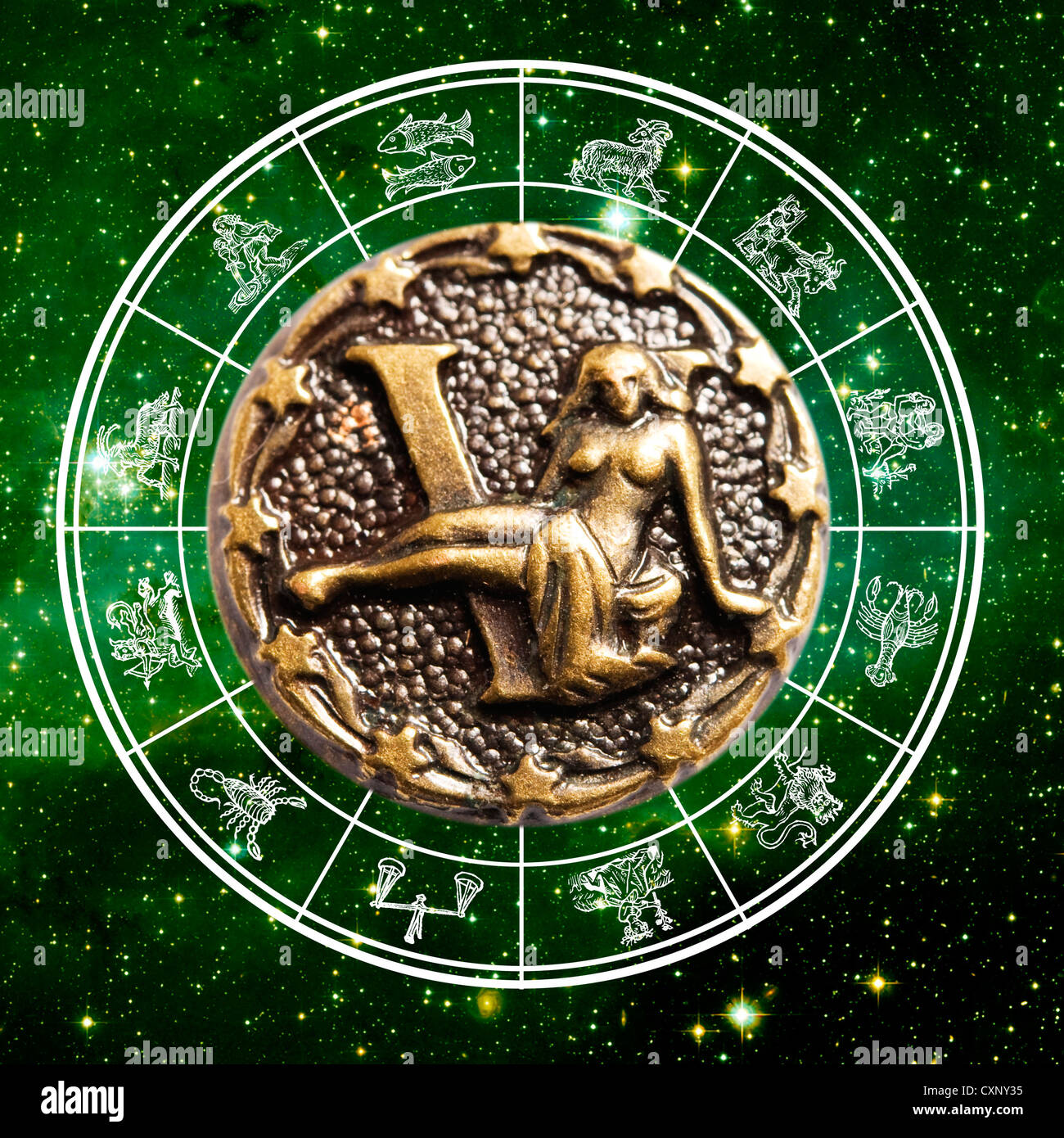 Virgo horoscope hi-res stock photography and images - Alamy