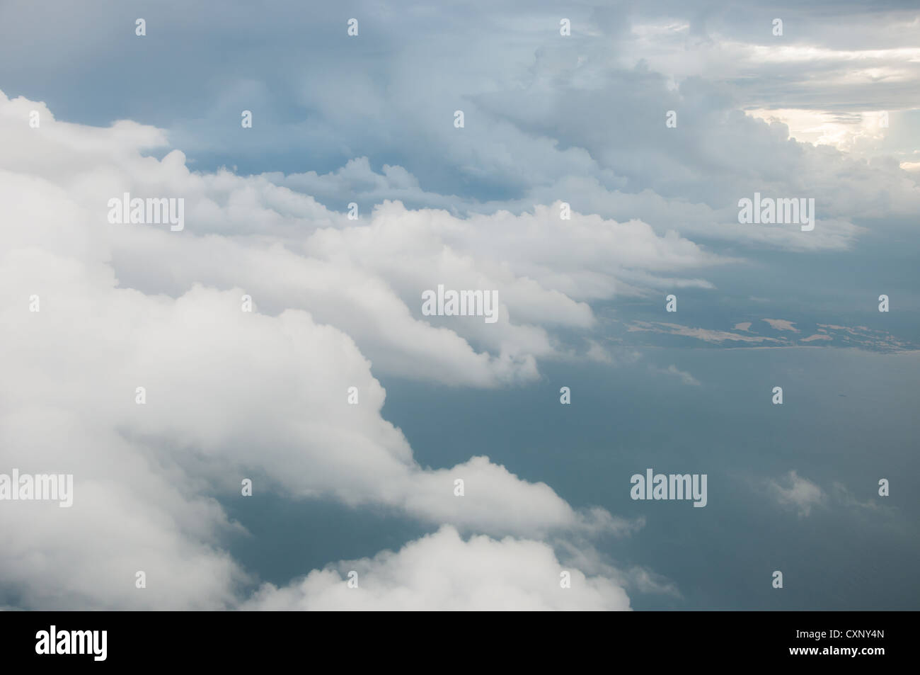 Clouds Floating in the Sky Stock Photo - Alamy