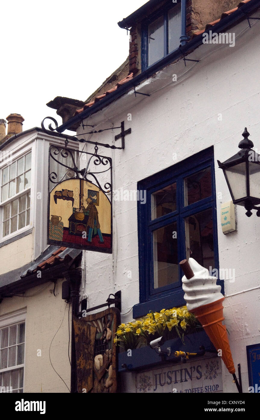 Whitby shop sign Stock Photo - Alamy