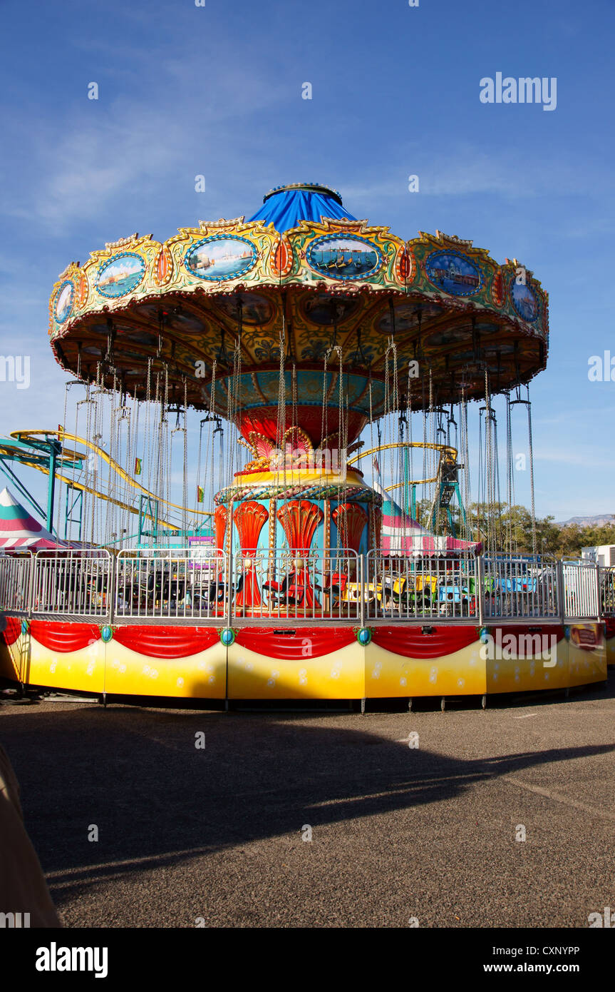 Street fair amusement ride hi-res stock photography and images - Alamy