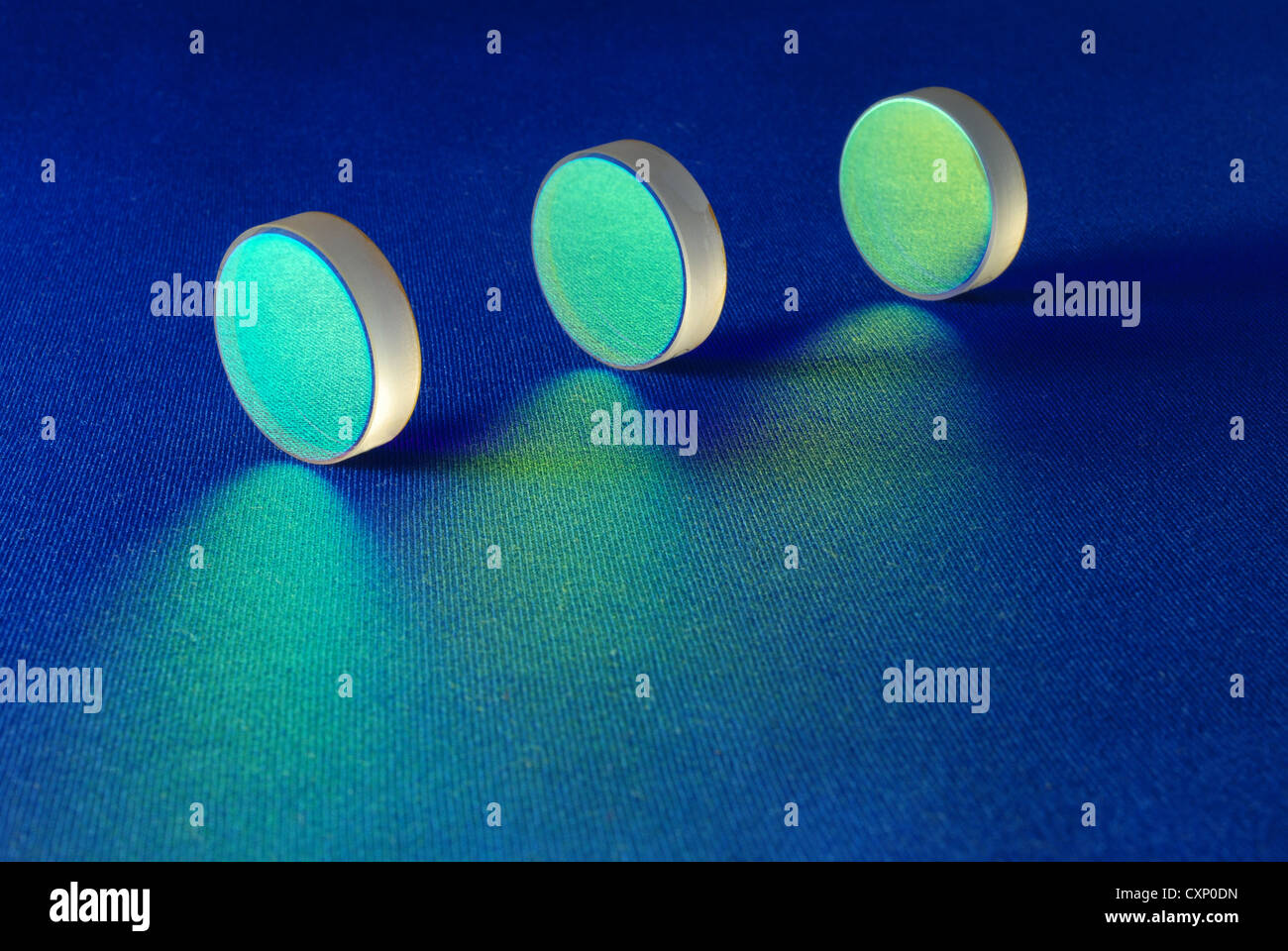 these optical components are for laser industry; flat thick mirrors ...