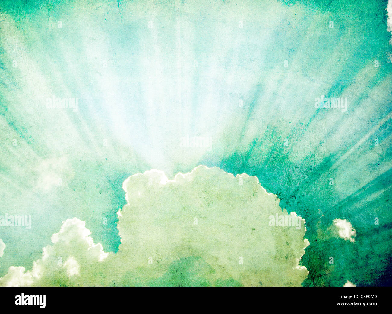 grunge background of a sky with clouds Stock Photo - Alamy