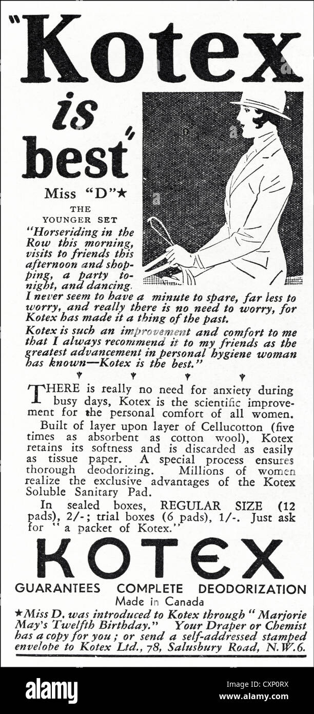 Original 1930s vintage print advertisement from English consumer ...