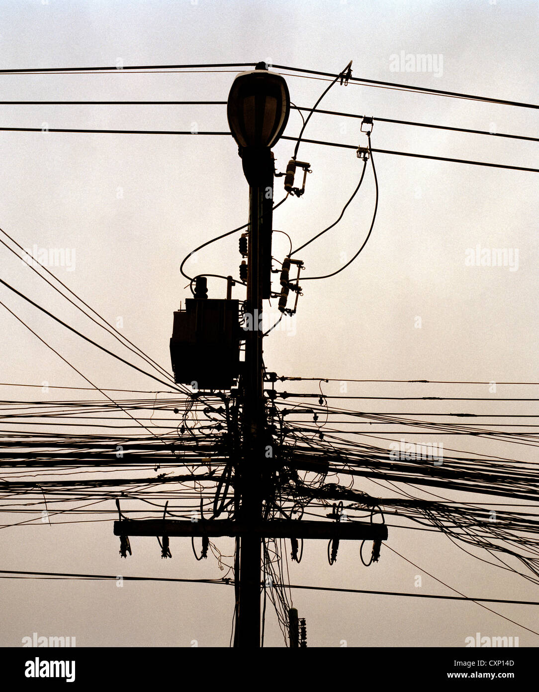 Telecommunications in Chiang Mai in Thailand in Southeast Asia Far East ...