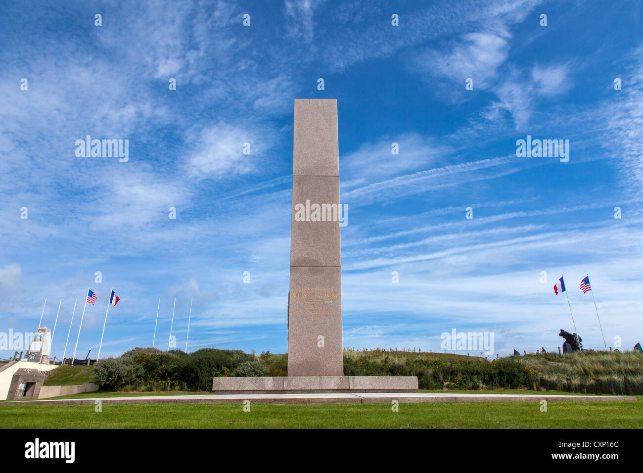 American war memorial at Utah Beach, Normandy, France Stock Photo - Alamy