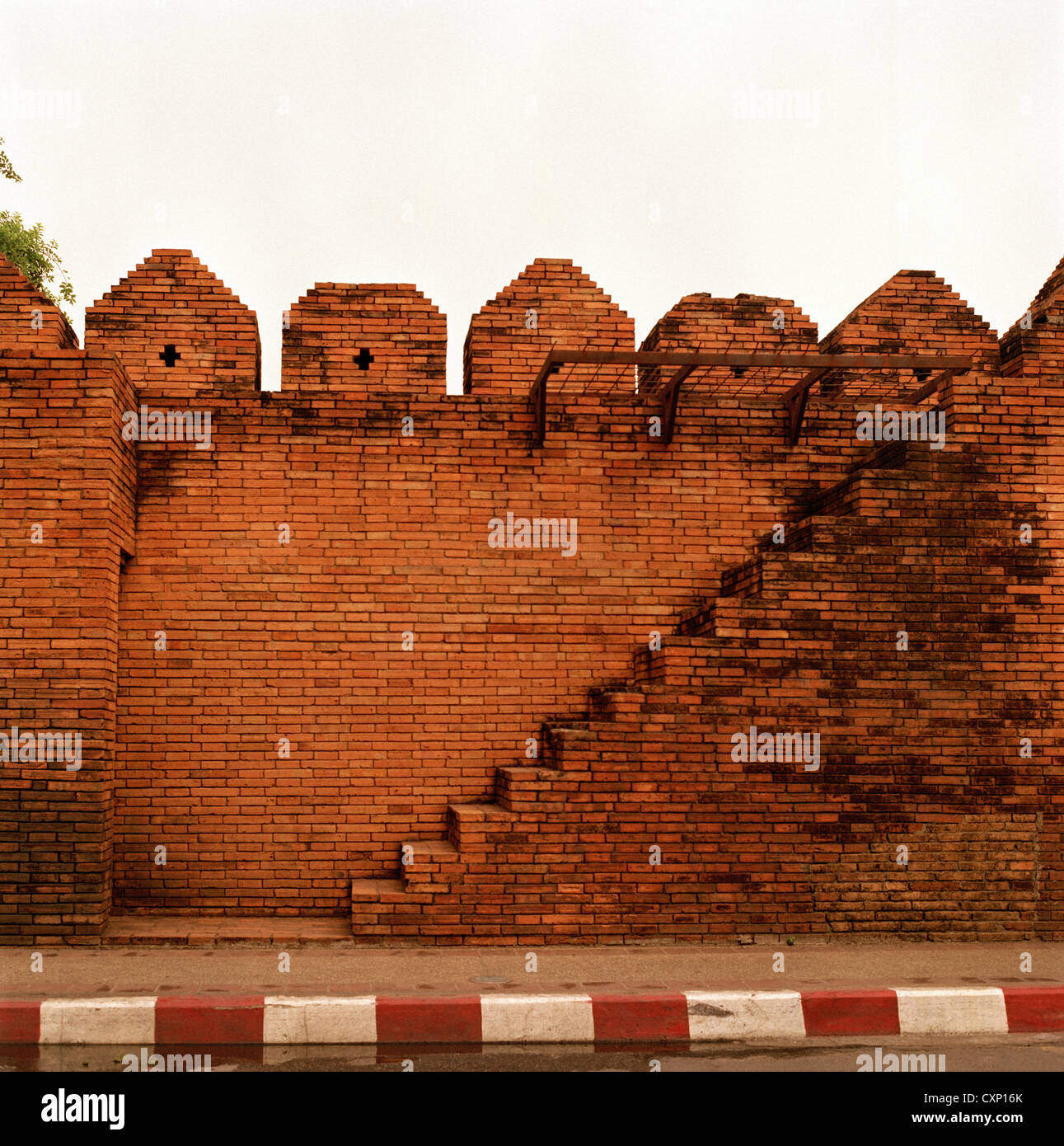 Walled city chiang mai thailand hi-res stock photography and images - Alamy