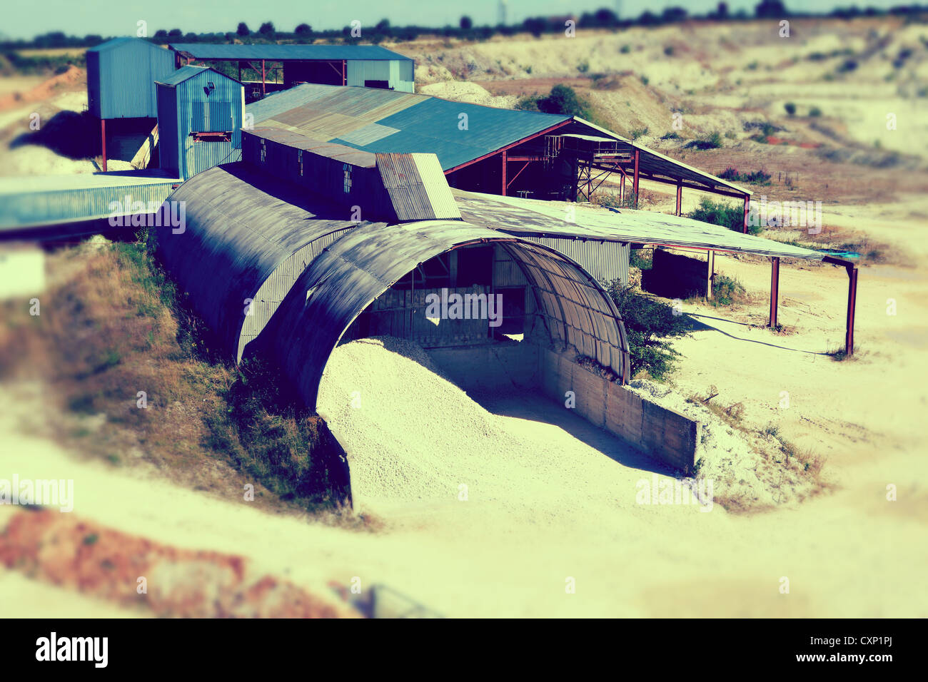 Opencast gravel pit hi-res stock photography and images - Alamy