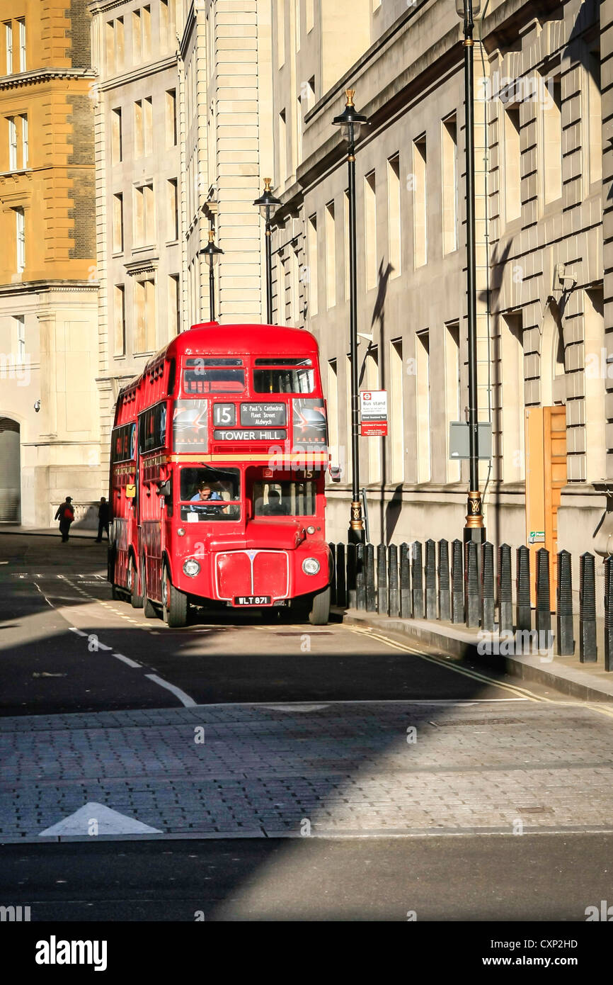 London Routemaster Red Bus Stock Photo - Alamy