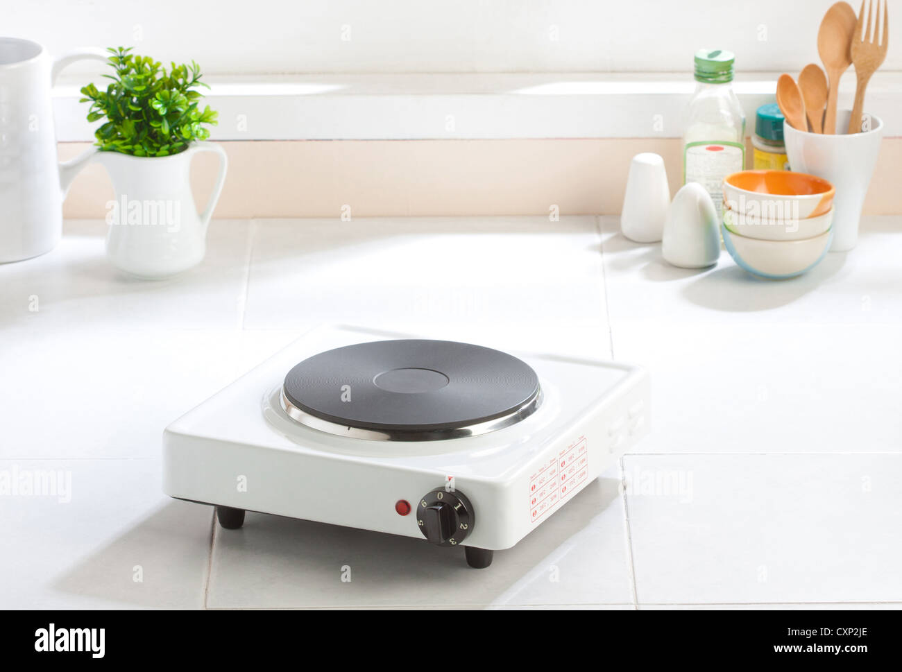 Electric oven in the kitchen atmosphere Stock Photo - Alamy