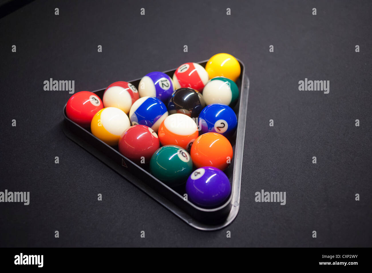 Pool Table Ball Set Up High Resolution Stock Photography and Images - Alamy