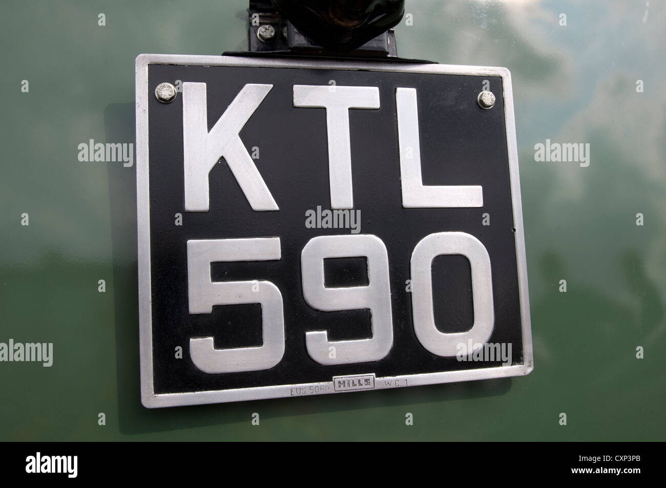 Old number plates hi-res stock photography and images - Alamy