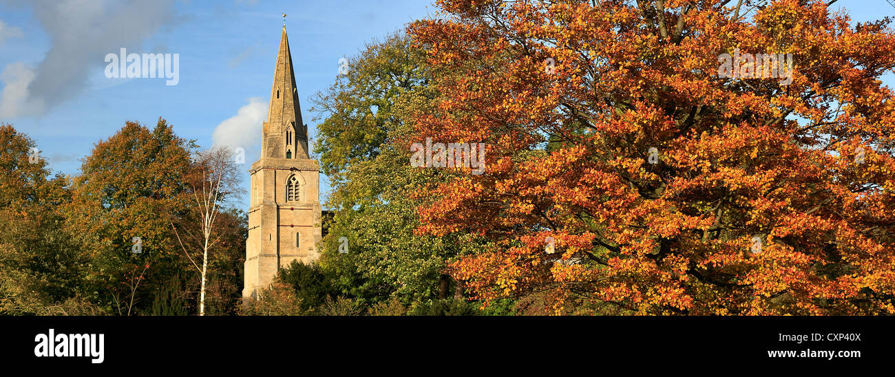 Deene village Parish Church, Northamptonshire, England, UK Stock Photo ...