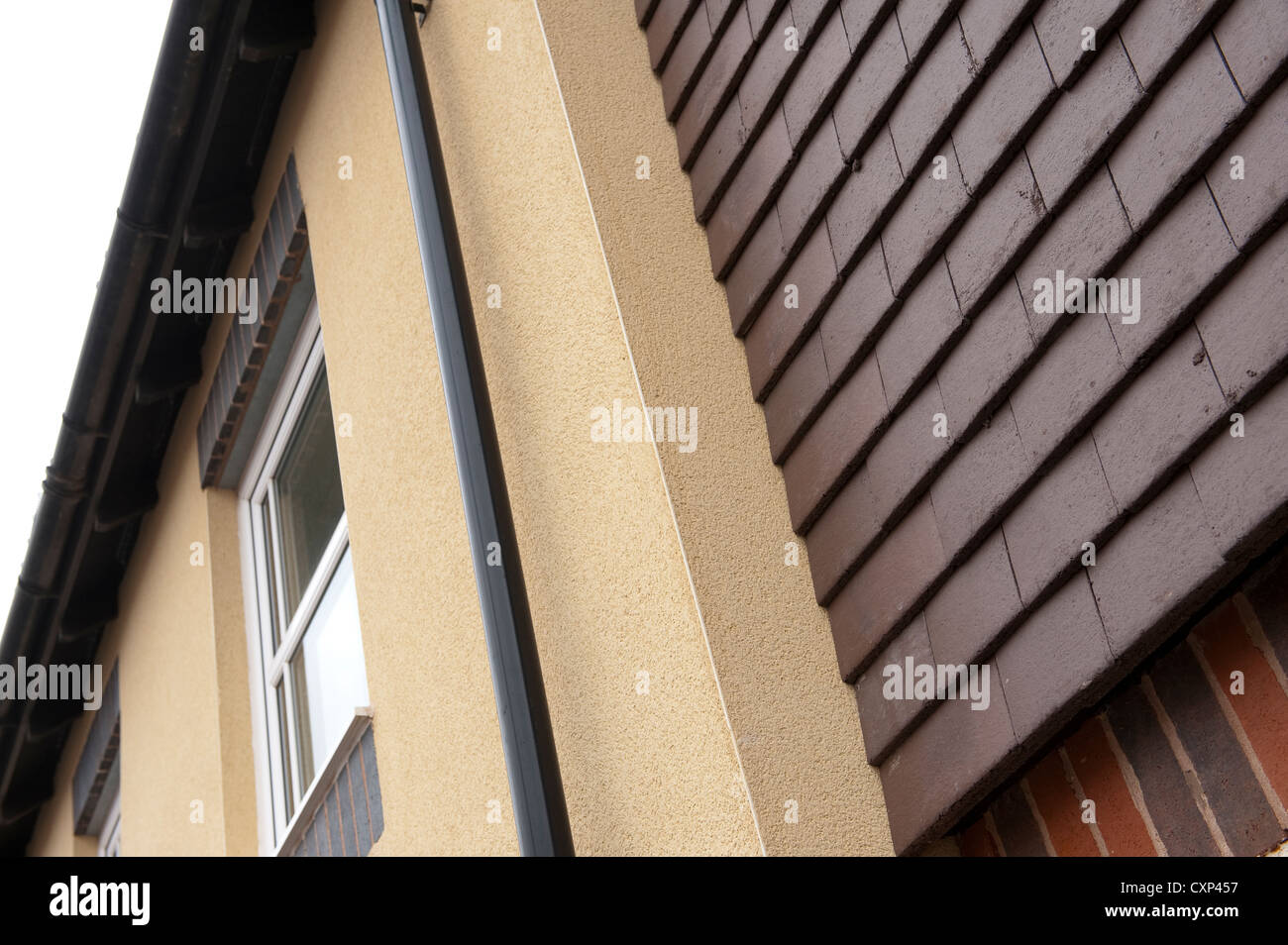 Exterior of a newly built house Stock Photo - Alamy