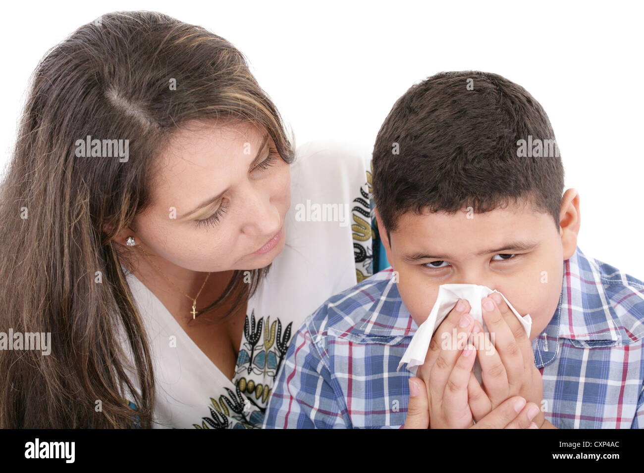 Blow handkerchief sniffing nose hi-res stock photography and images - Alamy