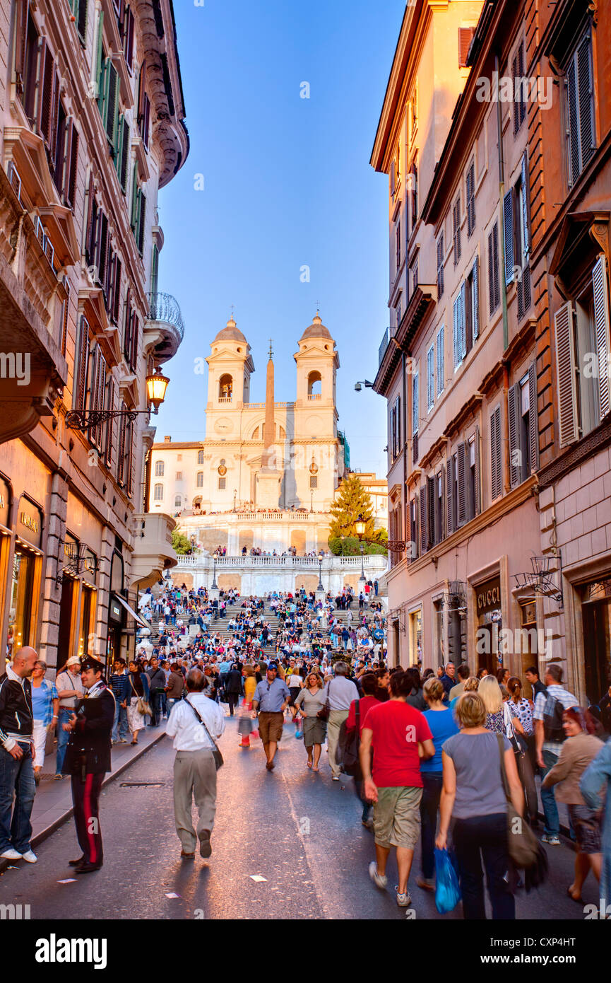 Spanish steps hi-res stock photography and images - Alamy