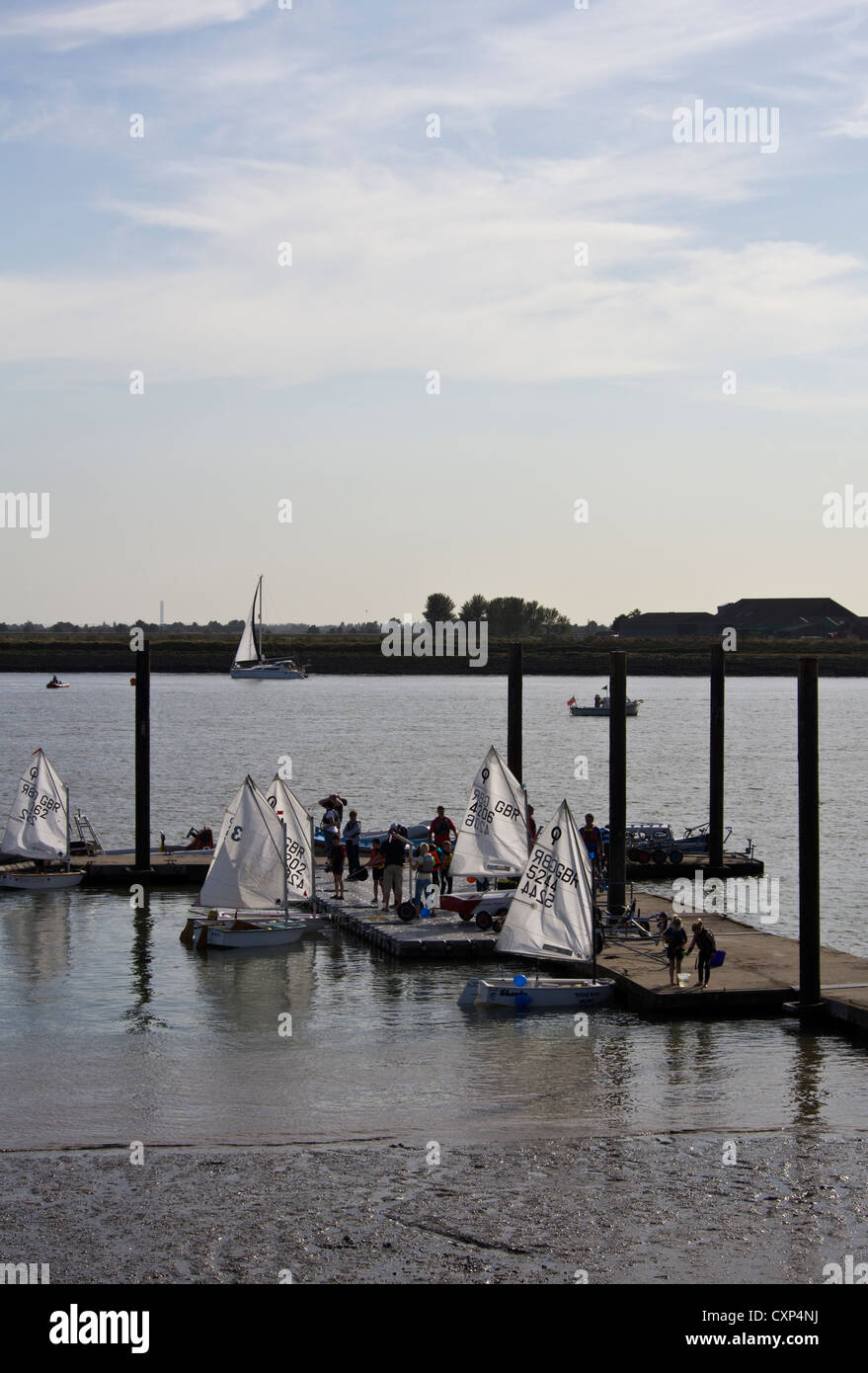 Sailing at Burnham on Crouch, Essex Stock Photo - Alamy