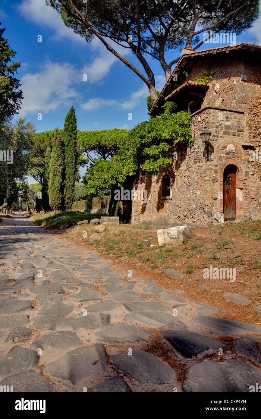 Appian Way, Rome Italy Stock Photo - Alamy