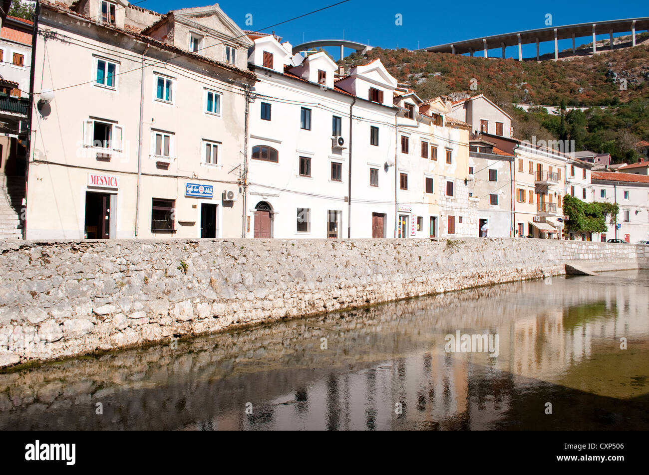 Town houses, Bakar, Croatia Stock Photo - Alamy