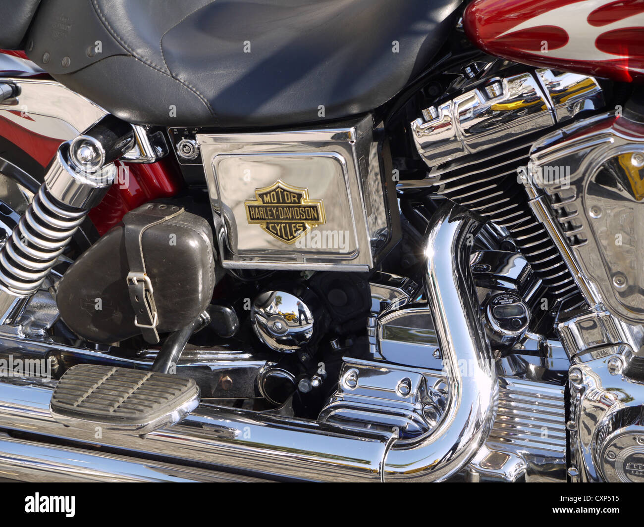 Harley Engine Block Stock Photo - Alamy