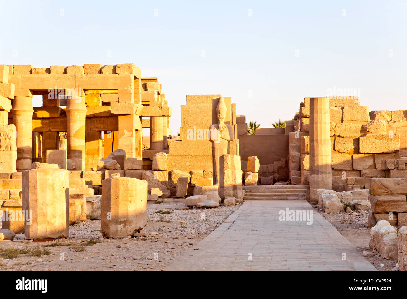 Architecture temple ruins karnak egypt historical hi-res stock ...