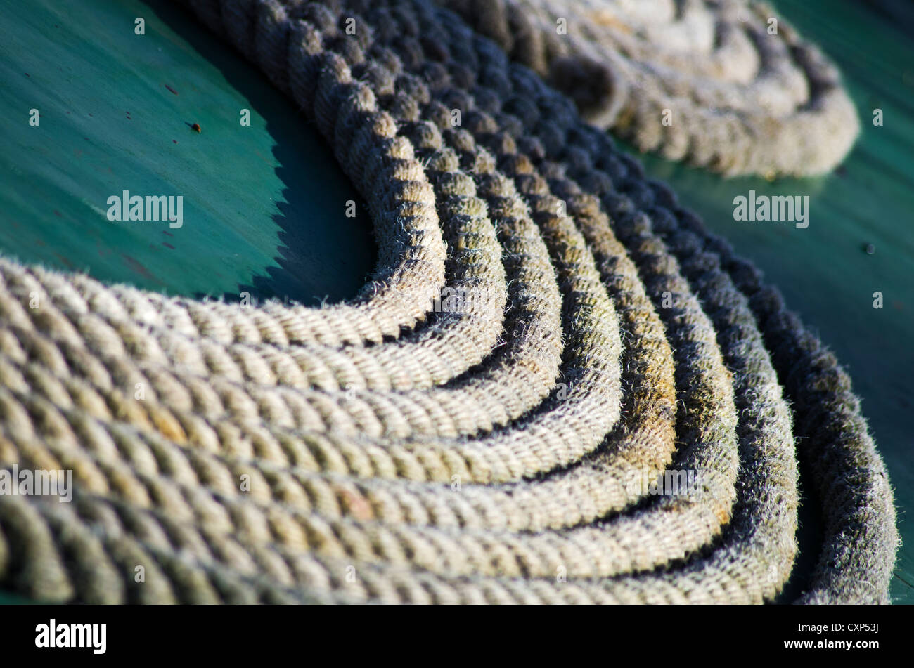 Rope Coil Green High Resolution Stock Photography and Images - Alamy