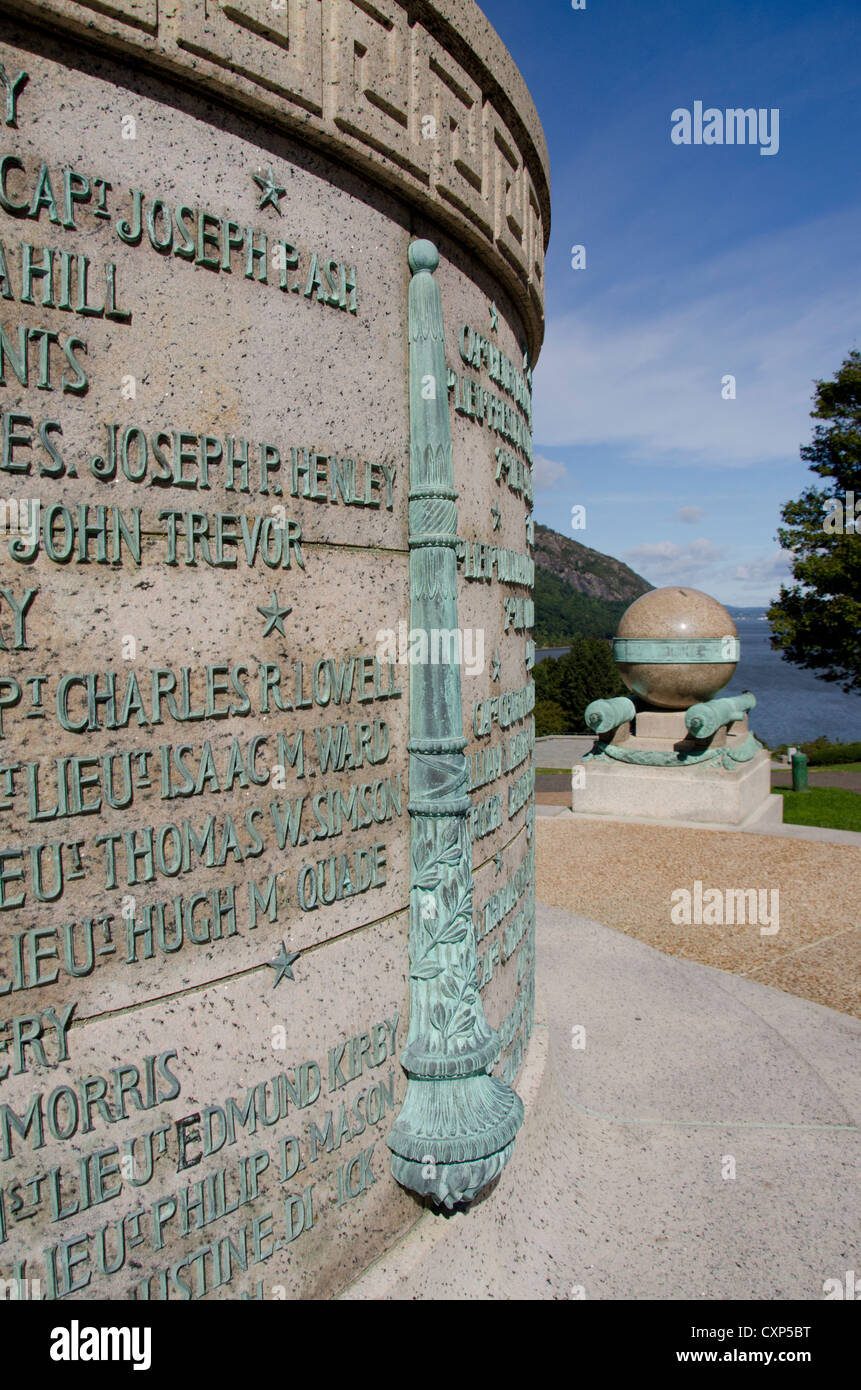 New York, West Point US Military Academy, Trophy Point. Historic Battle ...