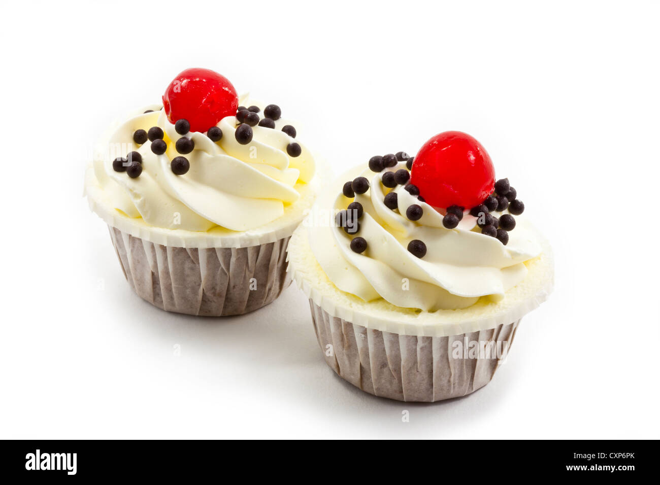 Chocolate cherry cake cup hi-res stock photography and images - Alamy
