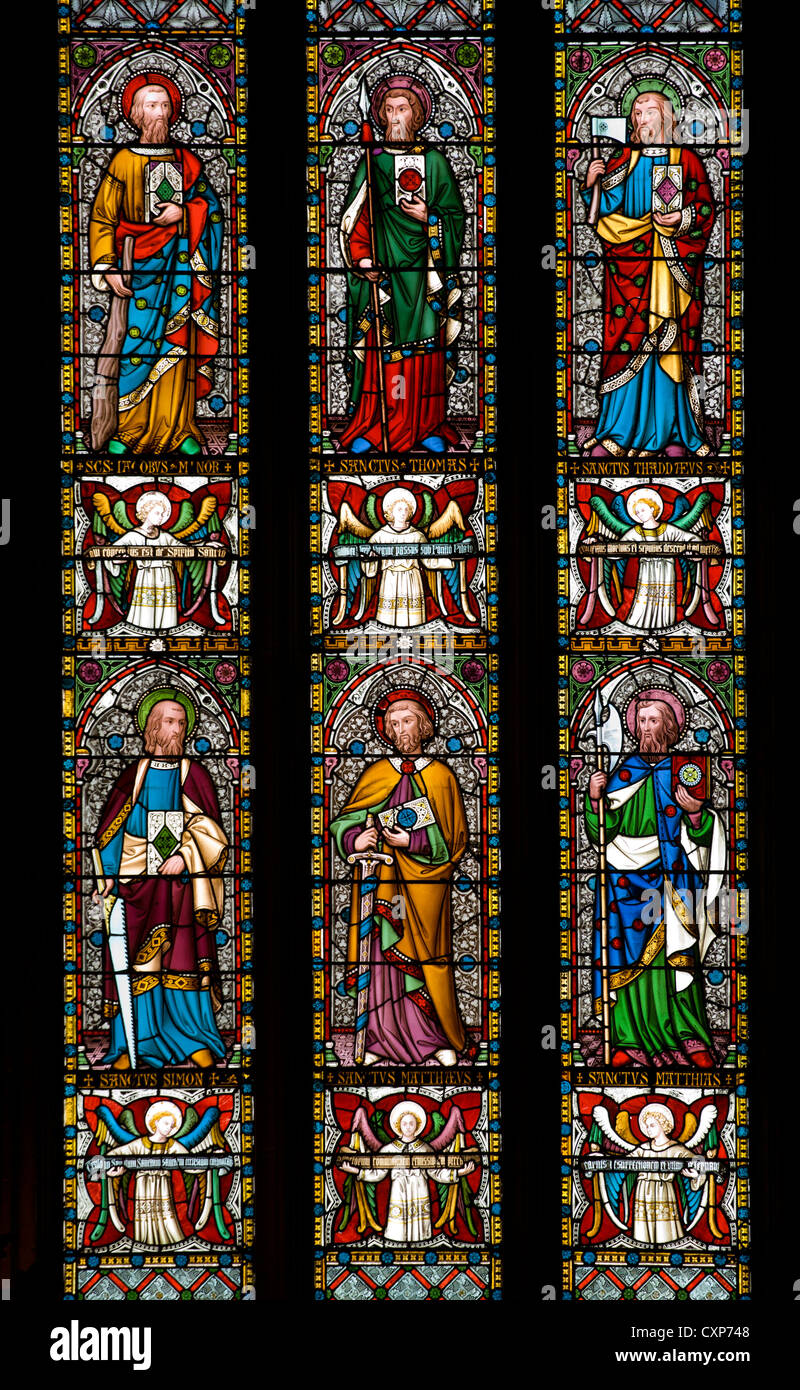 Church tamworth medieval stained glass hi-res stock photography and ...
