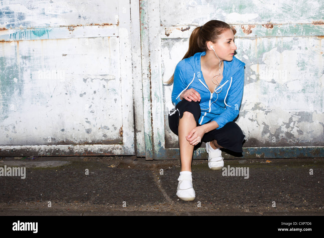 Woman being followed hi-res stock photography and images - Alamy