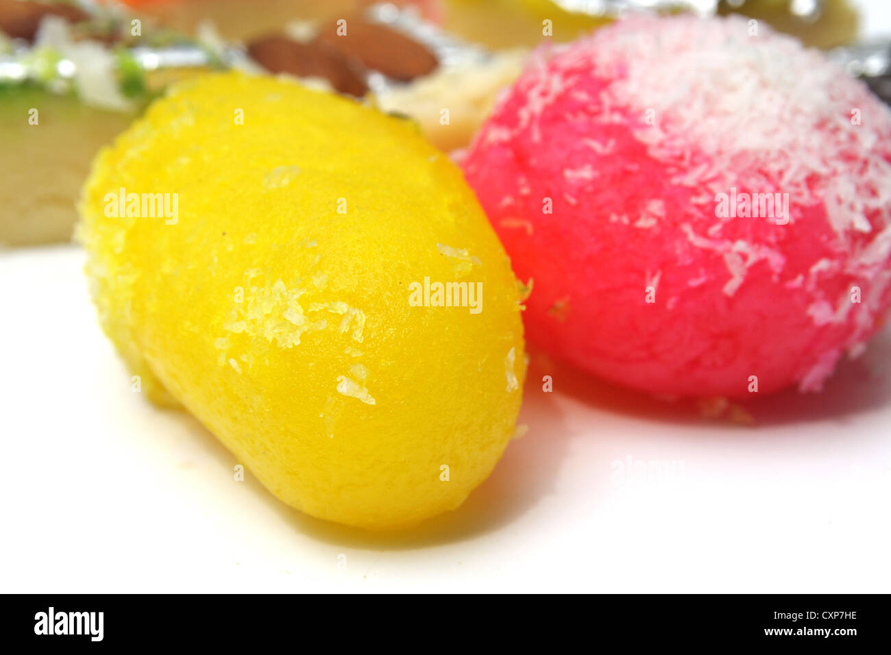 Various Indian sweet Stock Photo - Alamy