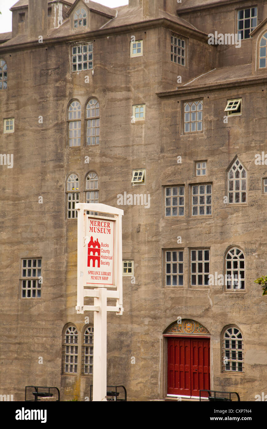 Mercer Museum Doylestown PA Stock Photo - Alamy