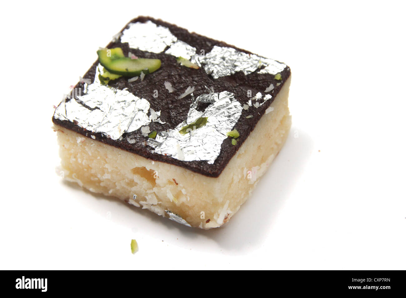 Chocolate Burfi , Indian sweet Stock Photo - Alamy