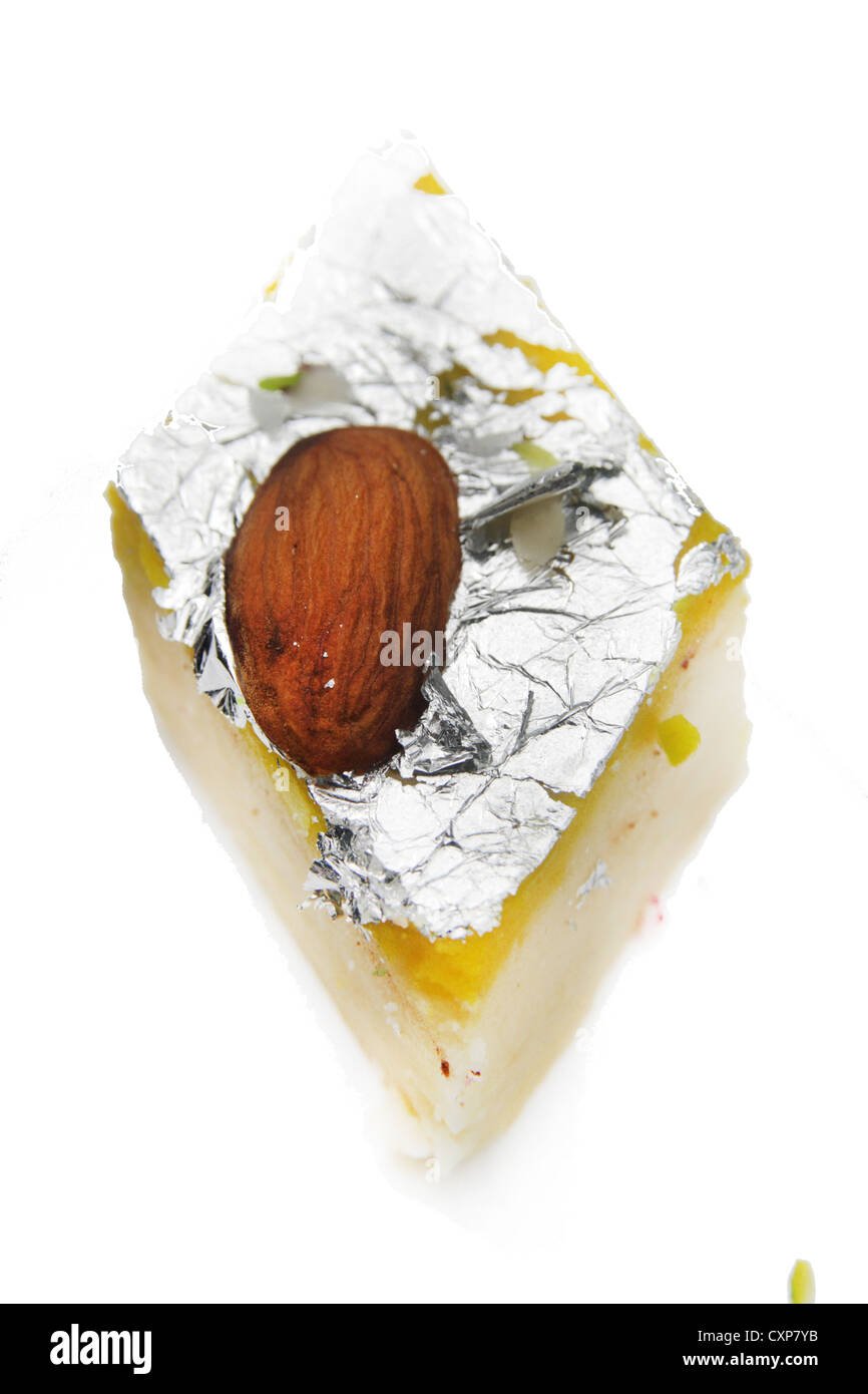 Indian sweet , Burfi Stock Photo - Alamy