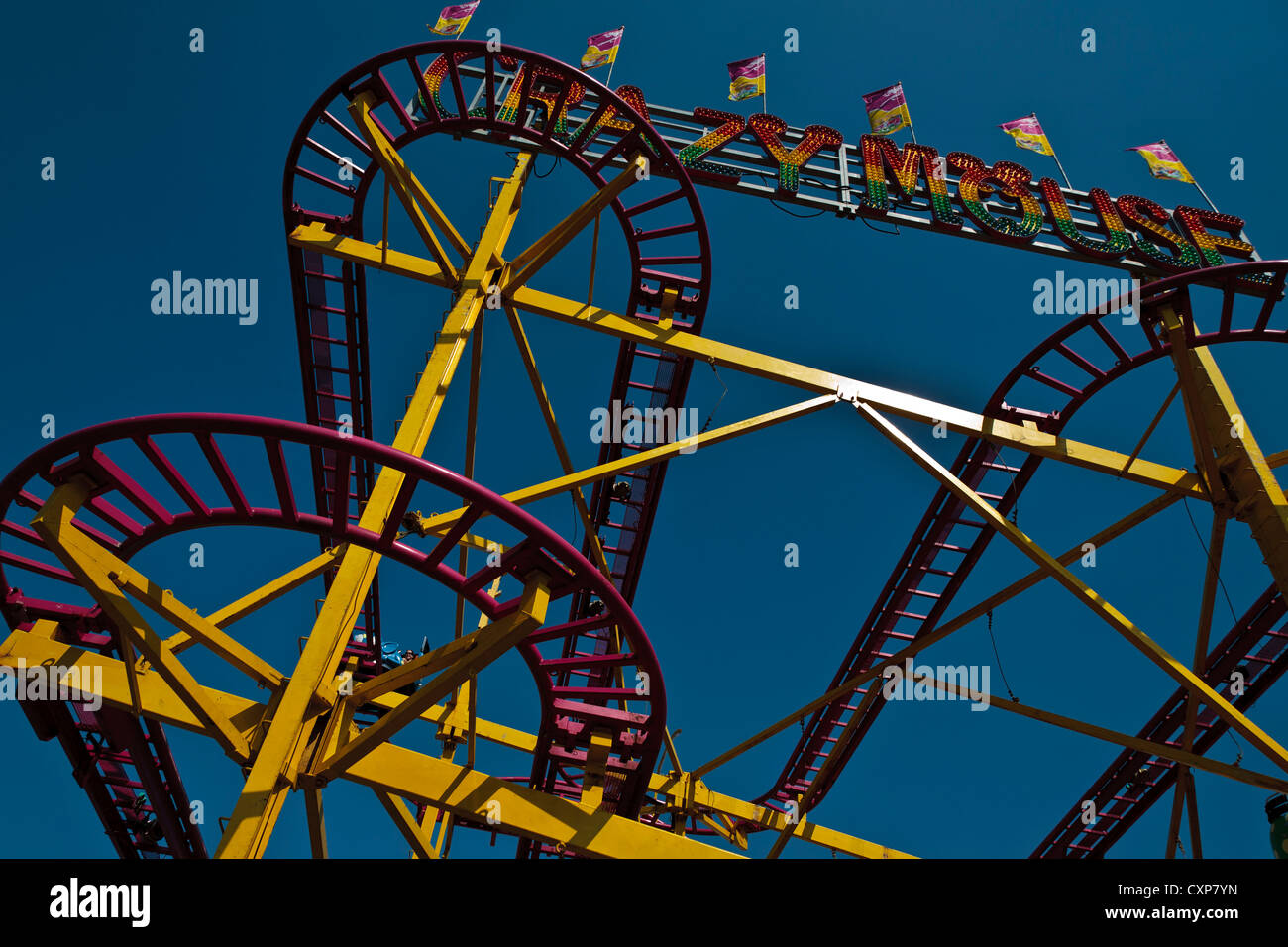 Rollercoaster canadian national exhibition toronto hi-res stock ...