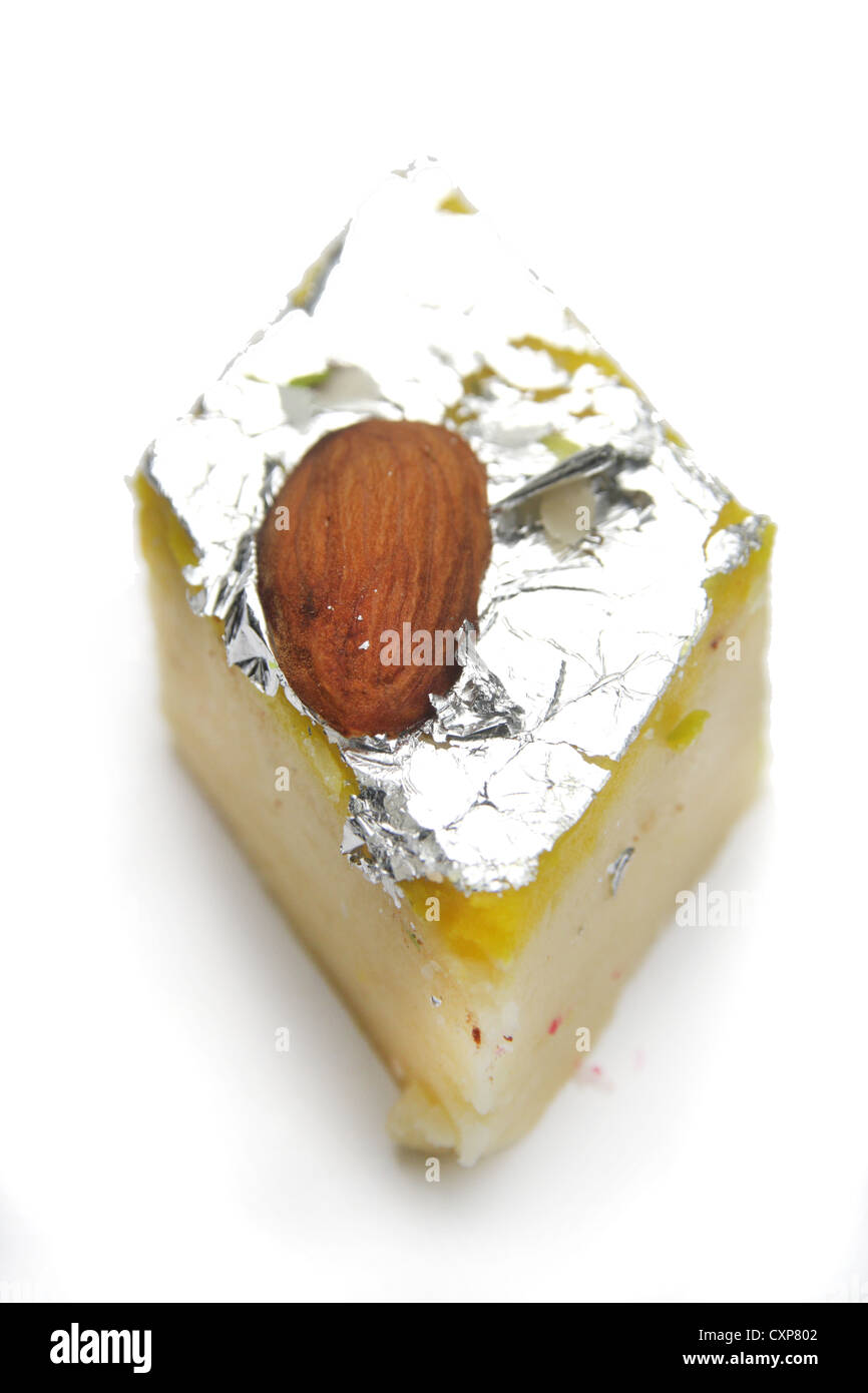 Indian sweet , Burfi Stock Photo - Alamy