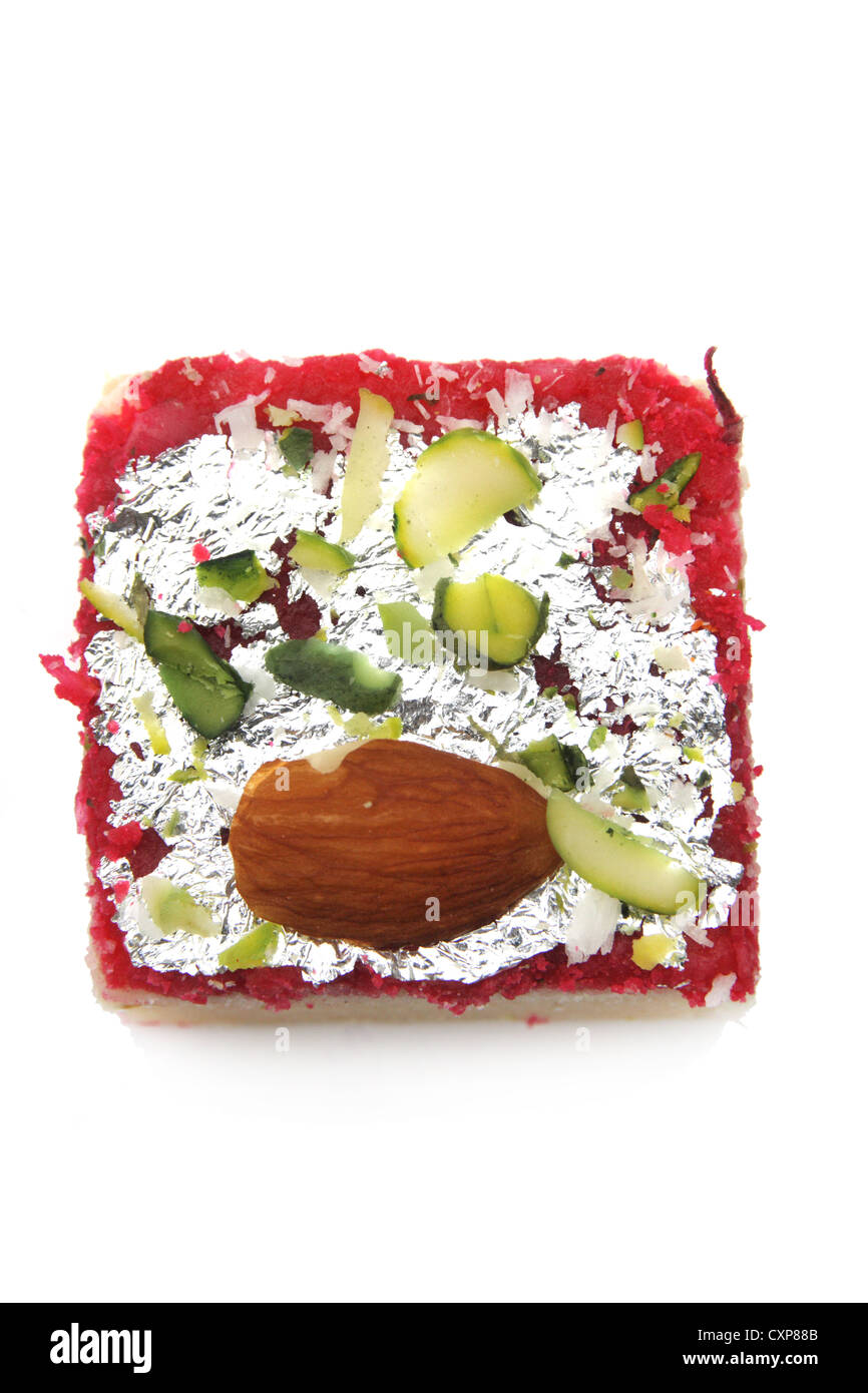 Indian sweet , Burfi Stock Photo - Alamy