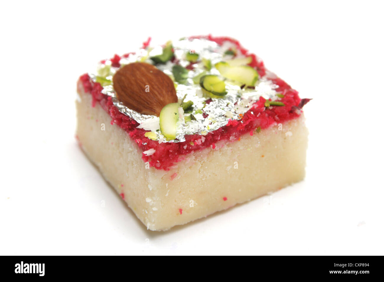 Indian sweet , Burfi Stock Photo - Alamy