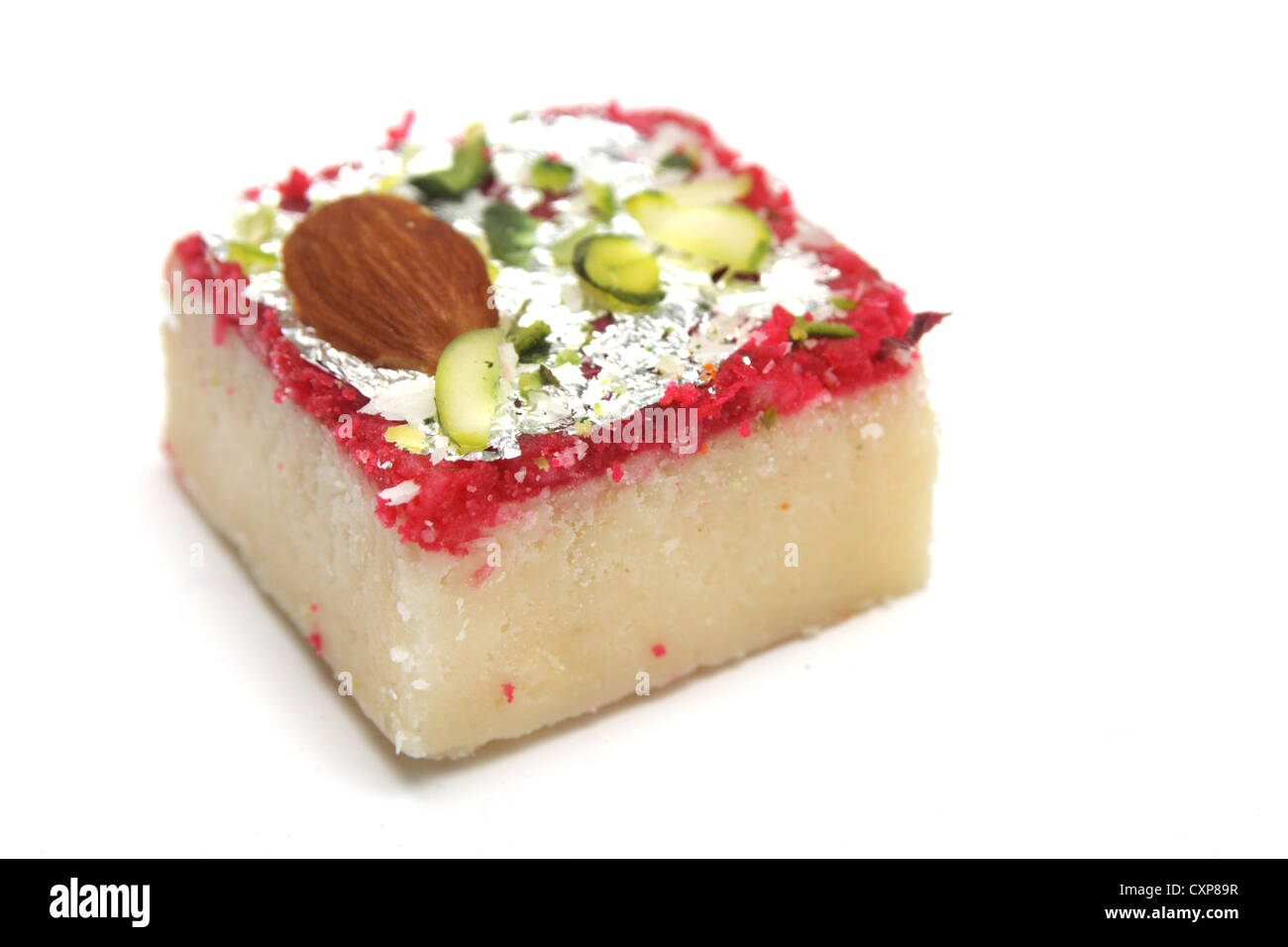 Indian sweet , Burfi Stock Photo - Alamy
