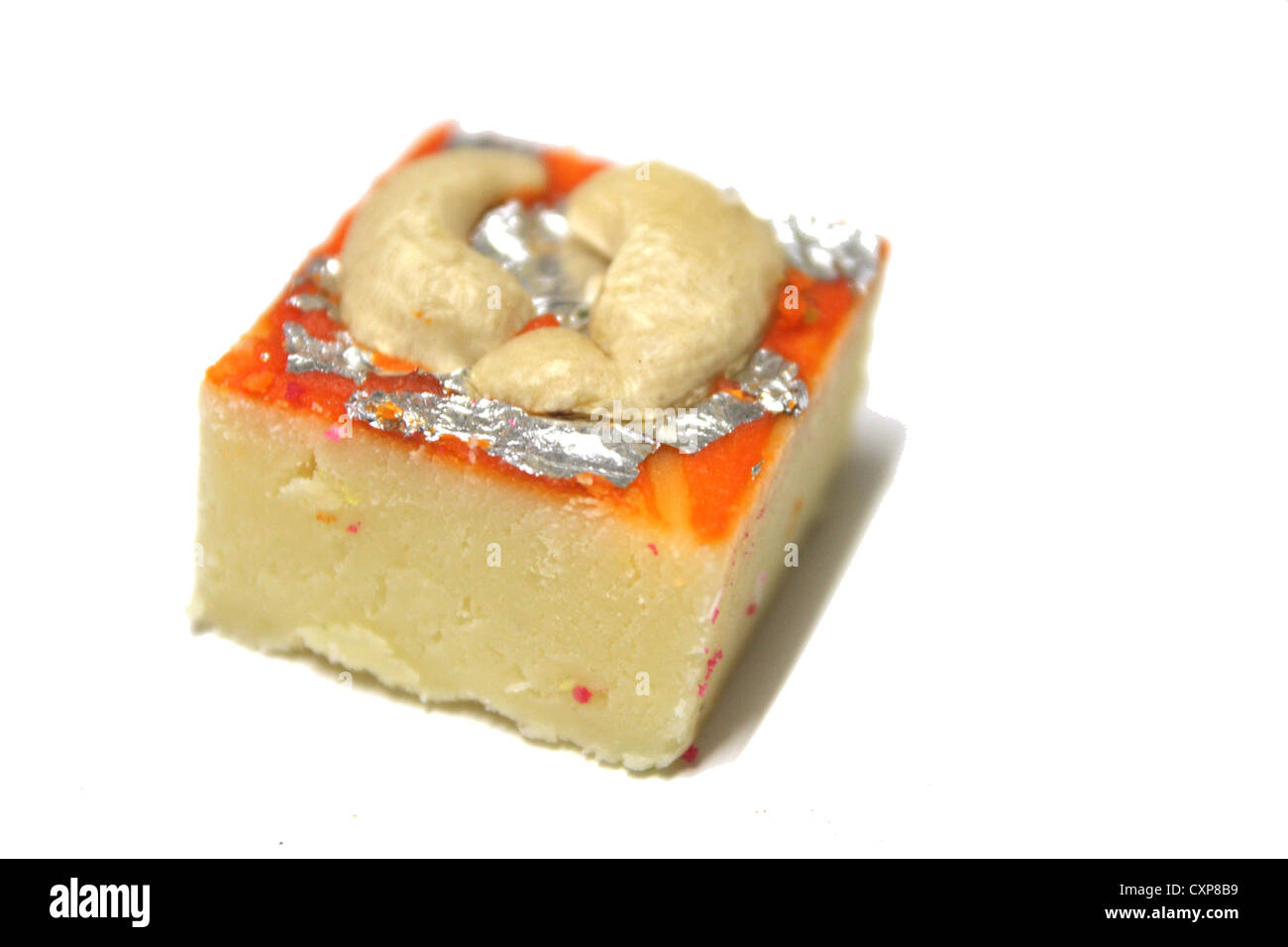 Indian sweet , Burfi Stock Photo - Alamy