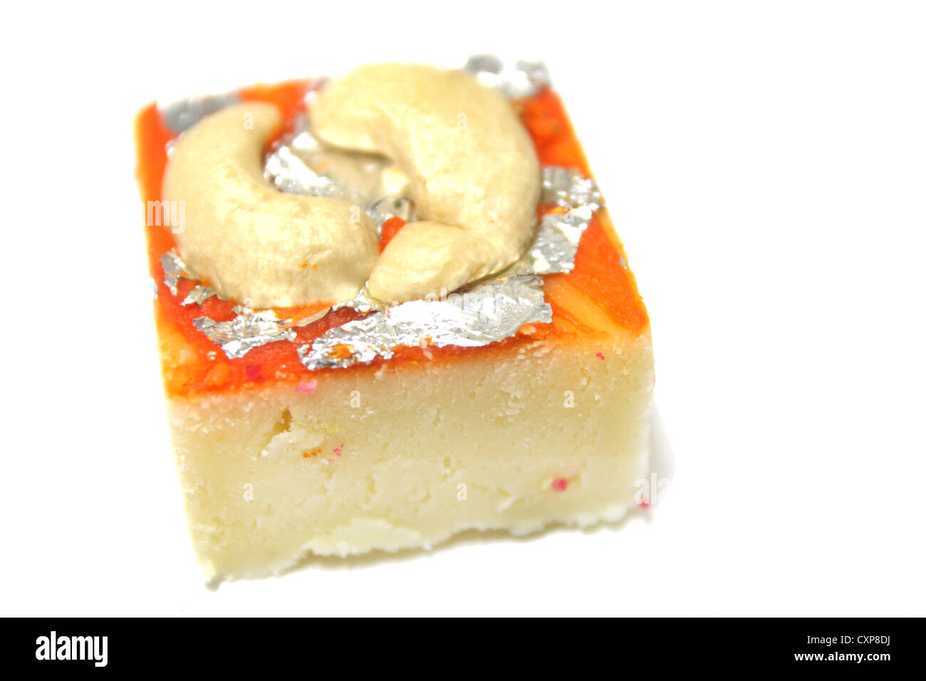 Indian sweet , Burfi Stock Photo - Alamy