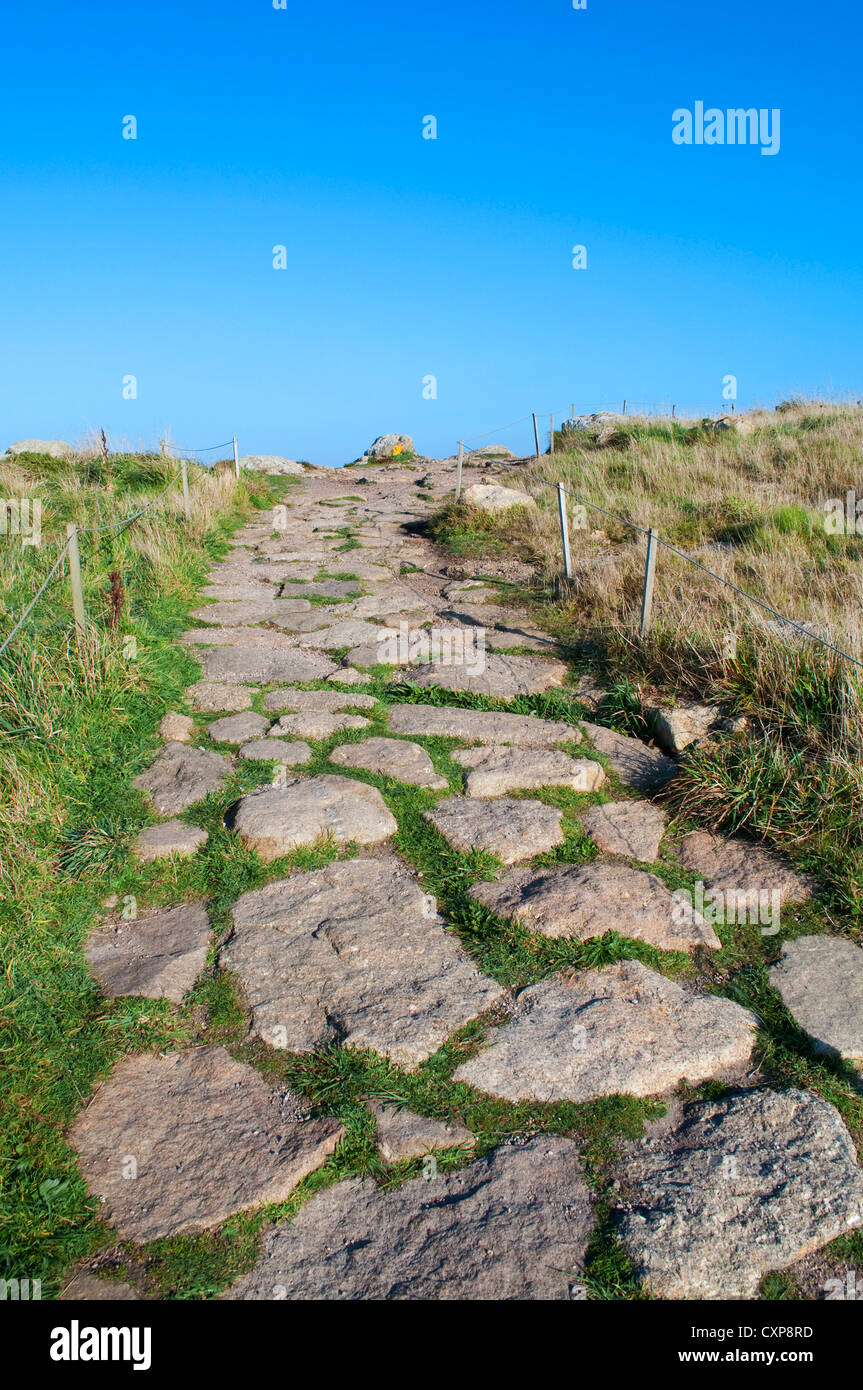 A granite footpath Stock Photo - Alamy