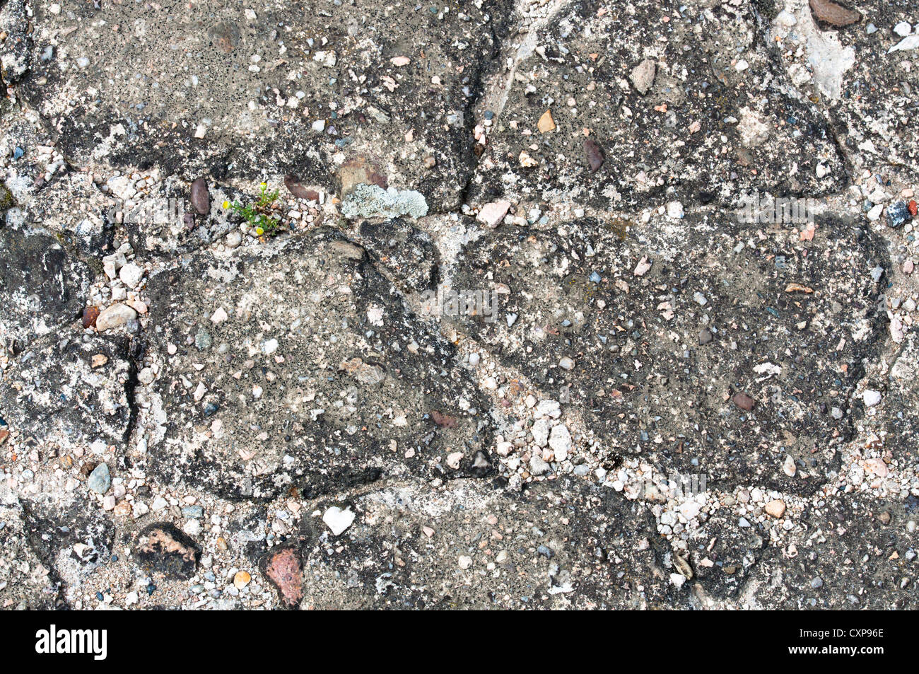 damaged cracked asphalt pattern texture Stock Photo - Alamy