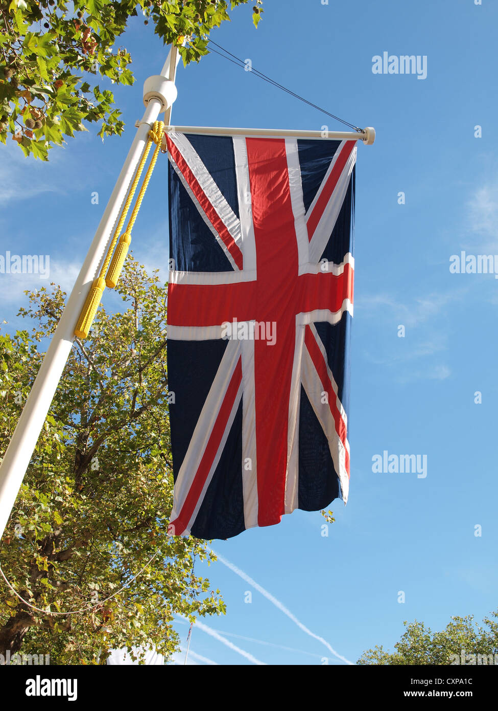 Union Jack national flag of the United Kingdom (UK Stock Photo - Alamy