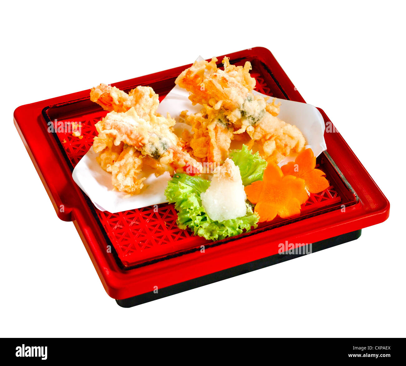 Fried Tempura a favorite dish of Japanese food Stock Photo - Alamy