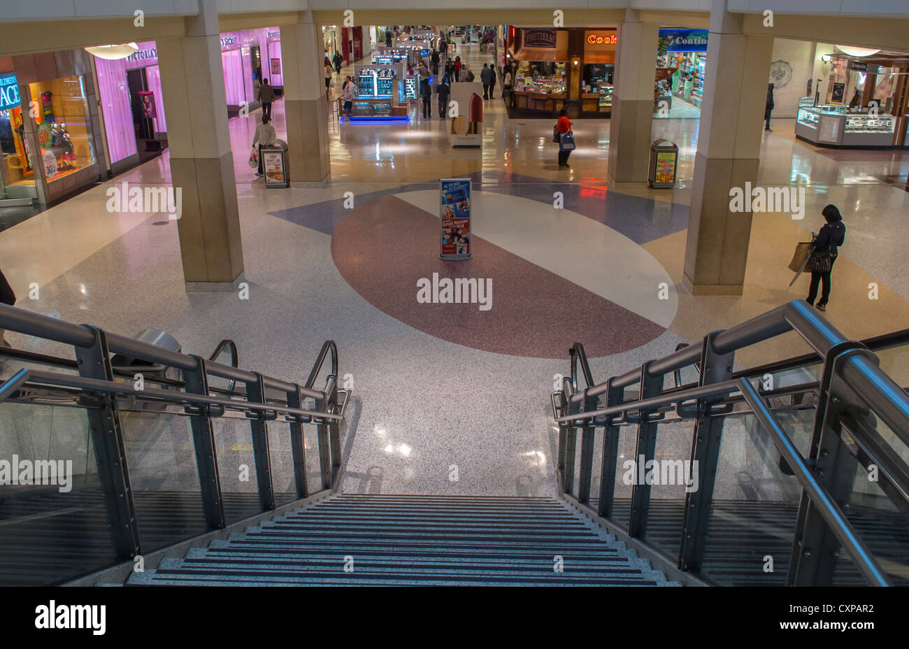 New York City, NY, USA, View inside "King's Plaza" Shopping Mall ...