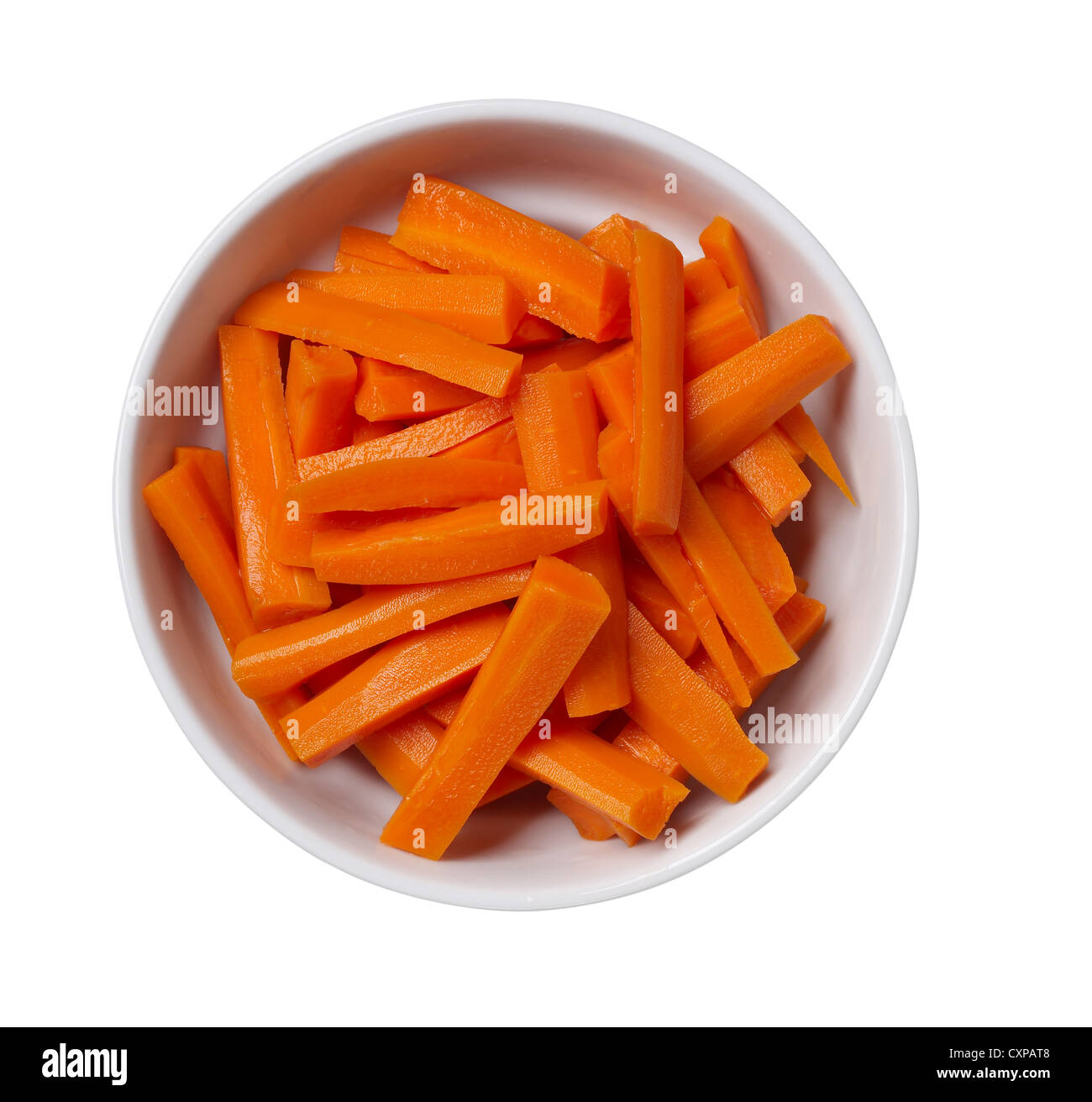 Chopped Carrots On A Plate