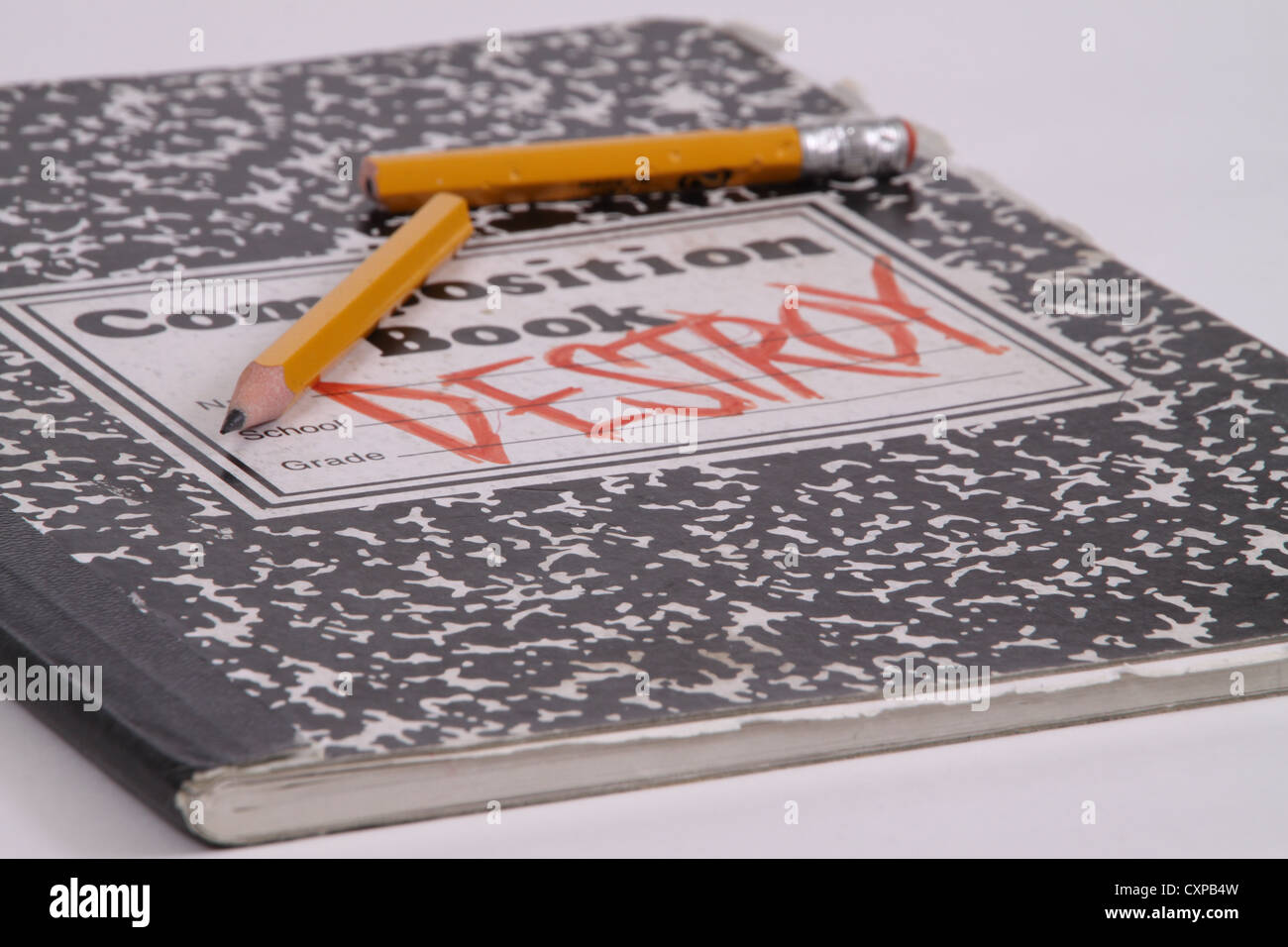 Pencil And Composition Notebook