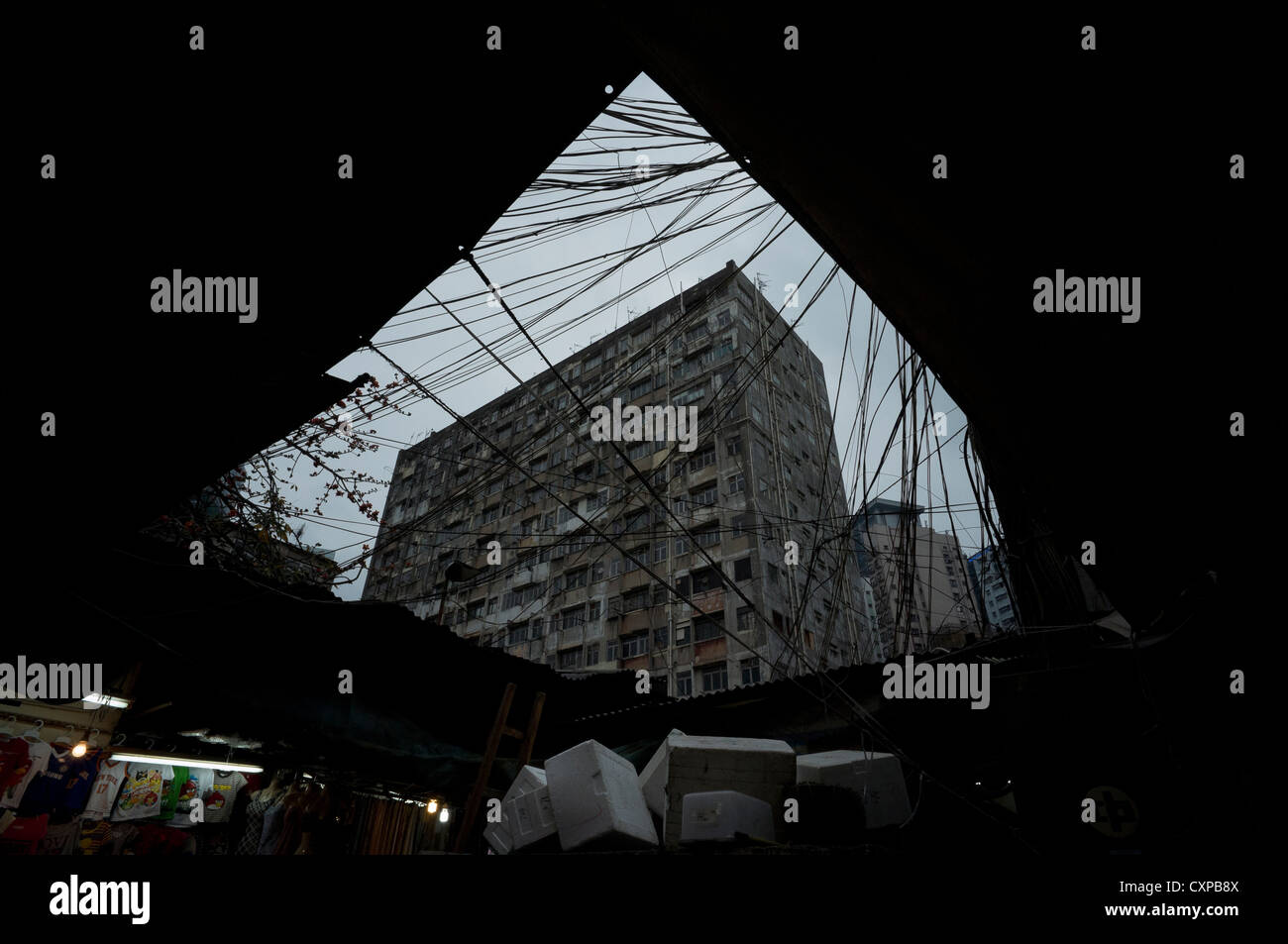 Redevelopment area Kung Tong Hong Kong Stock Photo - Alamy