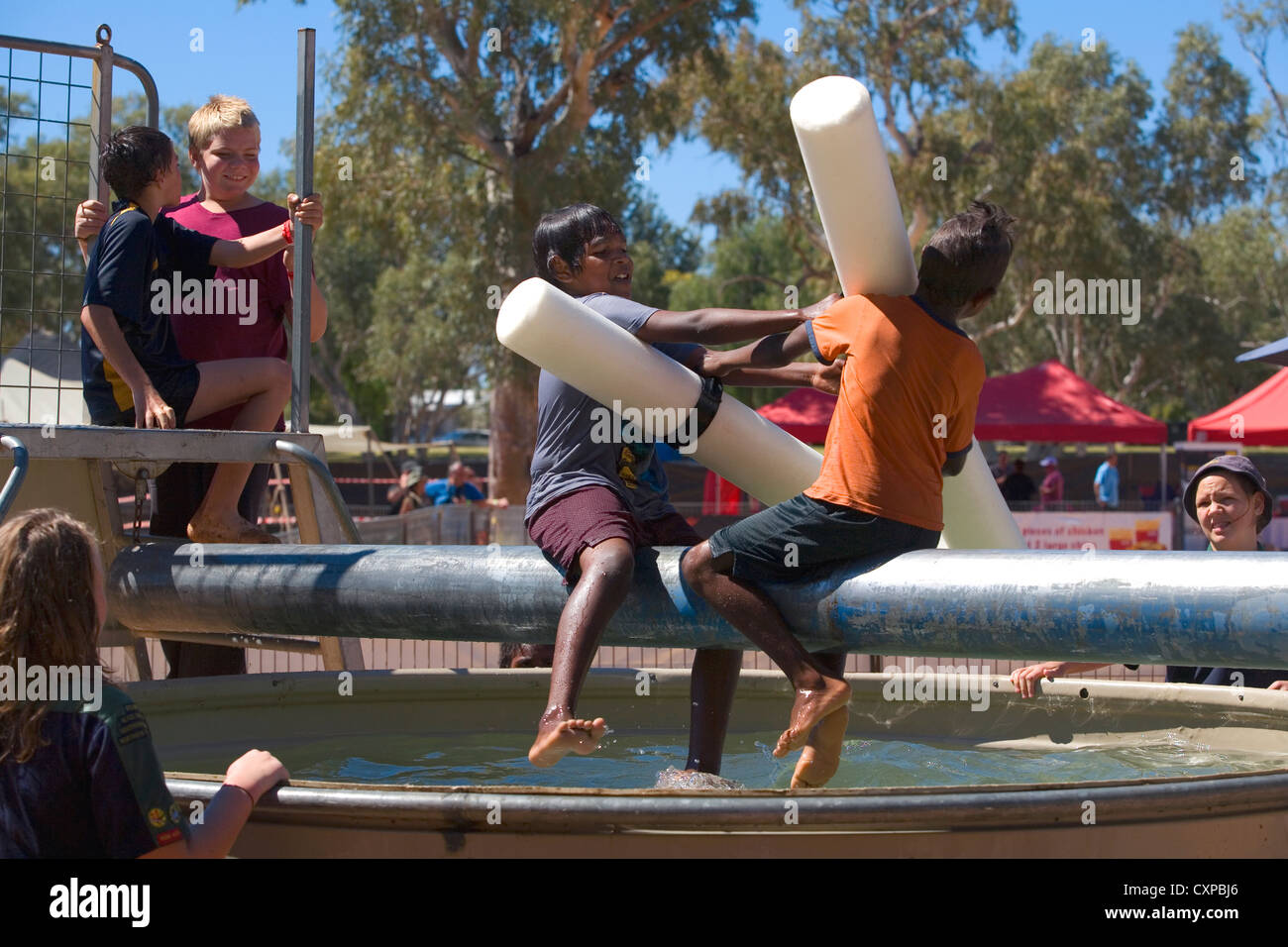 Australia aboriginal children play on hi-res stock photography and ...