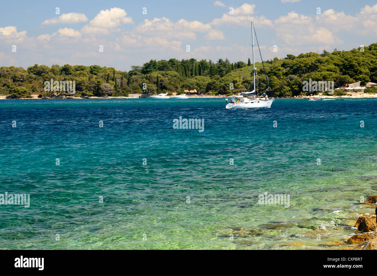 Red Island is one of the most beautiful of the Rovinji archipelago ...